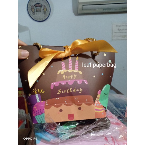 Jual paper bag ulang tahun anak / box ultah anak / tas snack anak ...