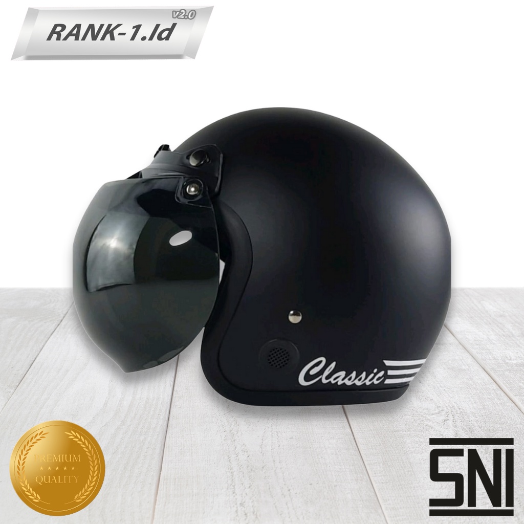 Jual Helm Retro Classic Pria / Cowo Keren - Tampil Kece Saat Naik Motor ...