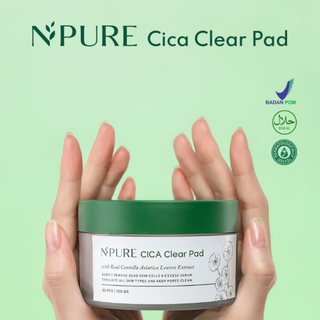 Jual Npure Cica Clear Pad BPOM Indonesia|Shopee Indonesia