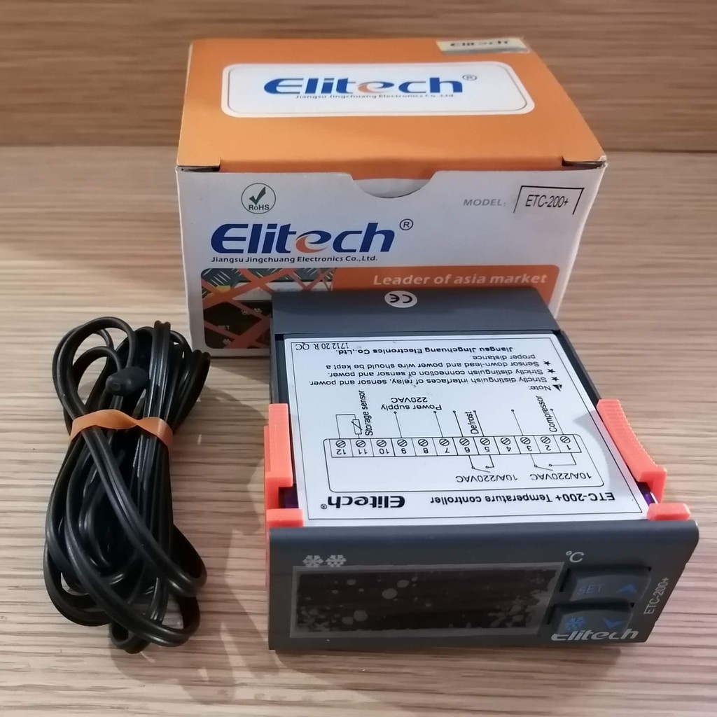 Jual DIGITAL THERMOSTAT ELITECH ETC-200+ | Shopee Indonesia