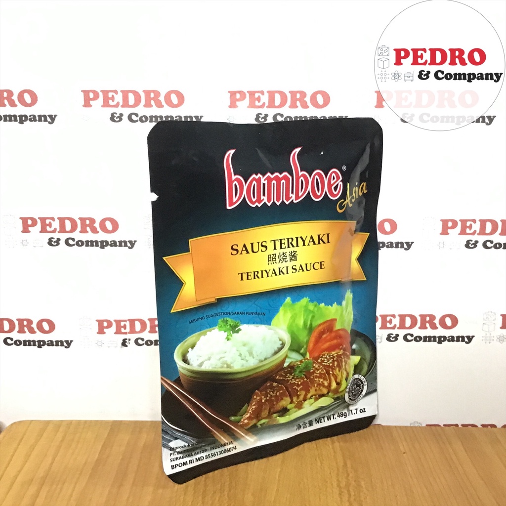 Jual Bamboe Asia Saus teriyaki 48 gram - teriyaki sauce bumbu instant ...