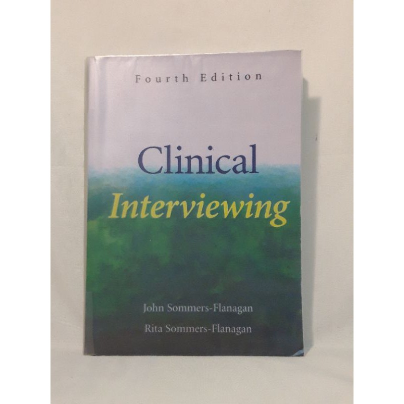 Jual Clinical Interviewing 4th Edition Flanagan (BUKU BEKAS KULIAH ...