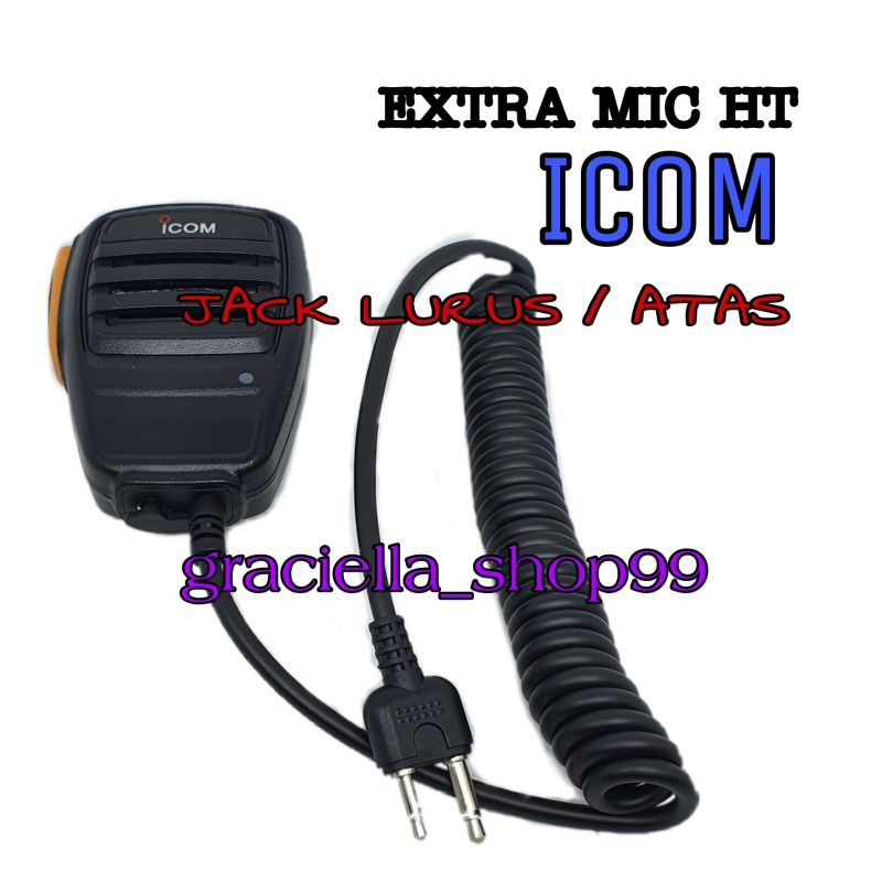 Jual EXTRA MIC HT ICOM / ALINCO JACK ATAS / LURUS | Shopee Indonesia