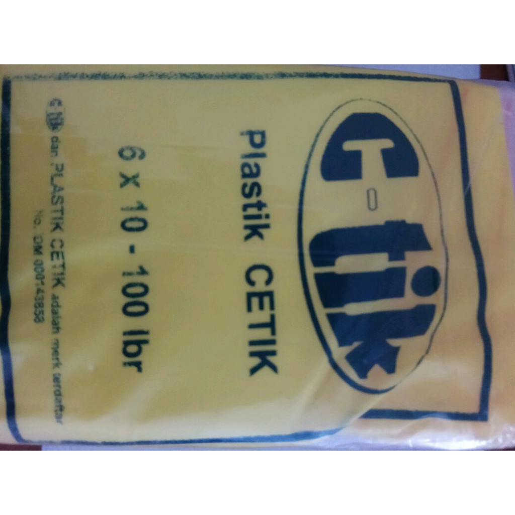 Jual PLASTIK KLIP 6X10 CM ISI 100 PCS/PLASTIK CETIK | Shopee Indonesia