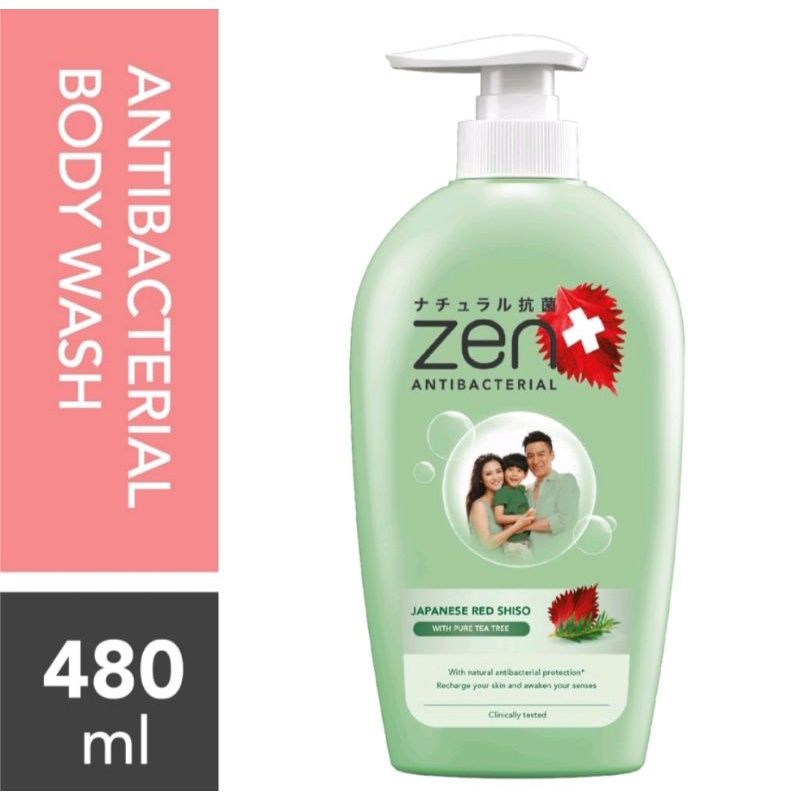 Jual Zen Sabun Cair Antibacterial Pump 480ml | Shopee Indonesia