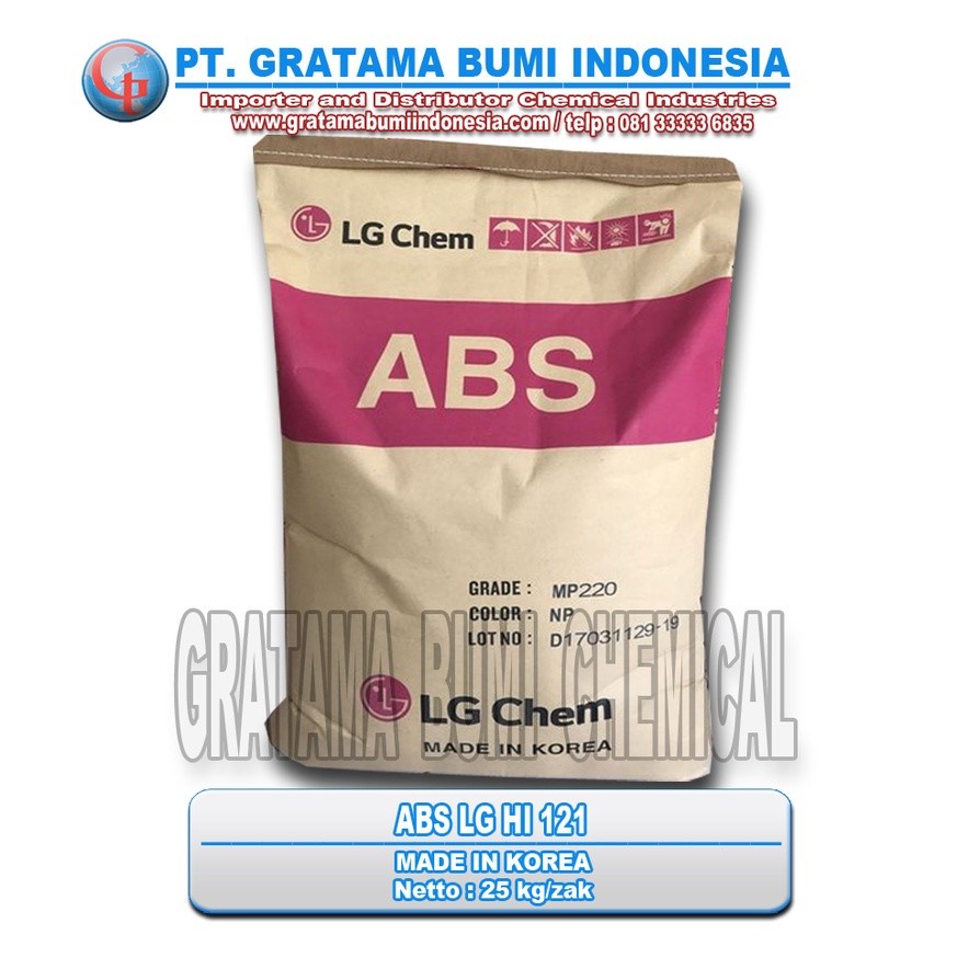 Jual Acrylonitrile butadiene styrene (ABS) LG Chem 25 kg | Shopee Indonesia