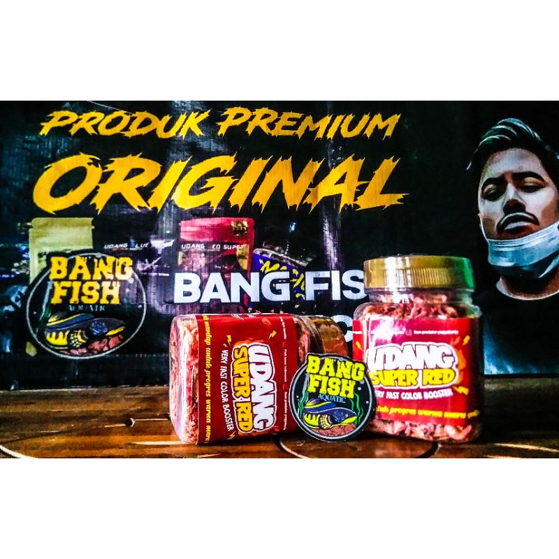 Jual UDANG KERING SUPER RED BANGFISH X FAJARARIEF EXTRA BETACAROTENE ...