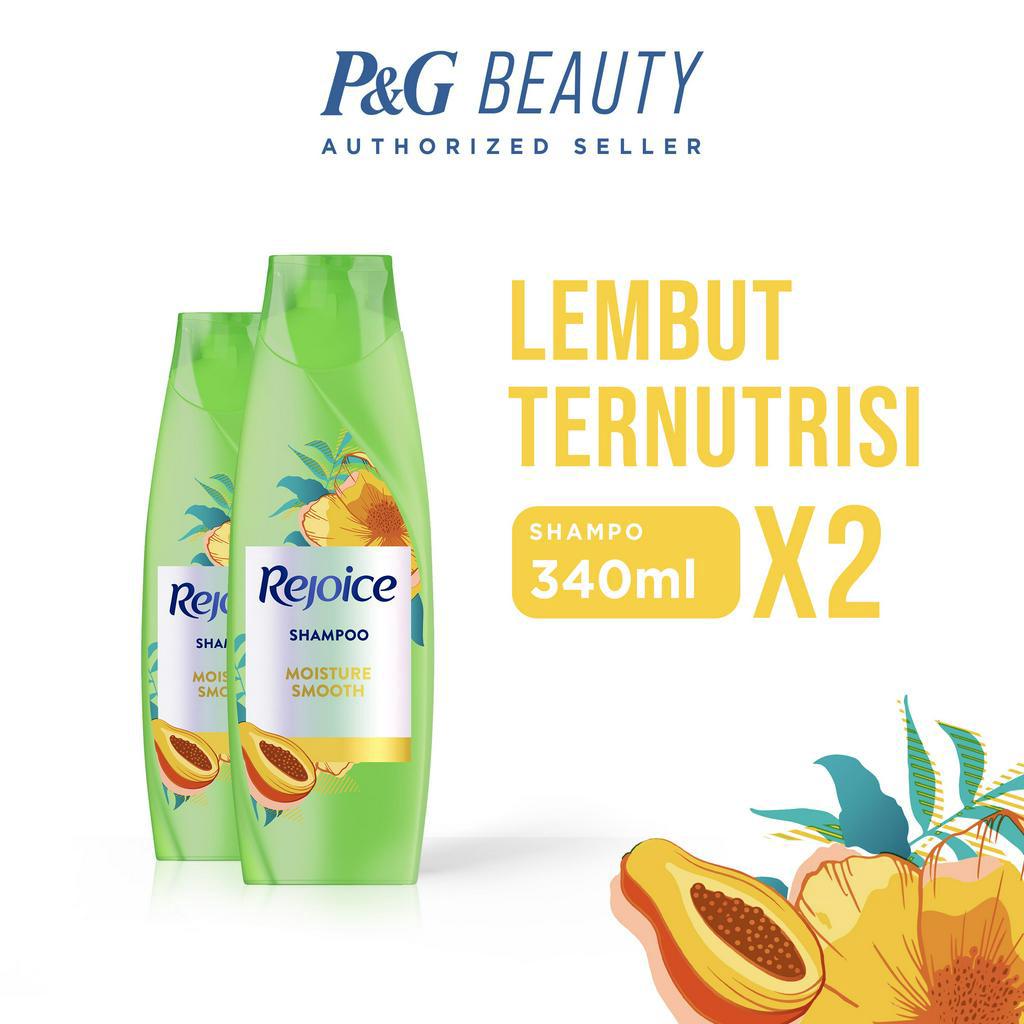 Jual Rejoice Shampoo Lembut Ternutrisi 2 x 340 mL | Shopee Indonesia