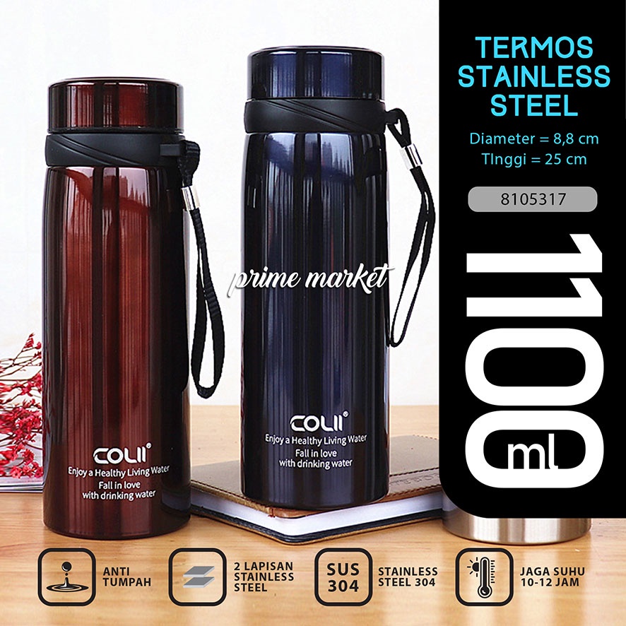Jual Termos Air Panas Termos Air Panas 1 Liter Tremos Air Panas 1100 ml ...