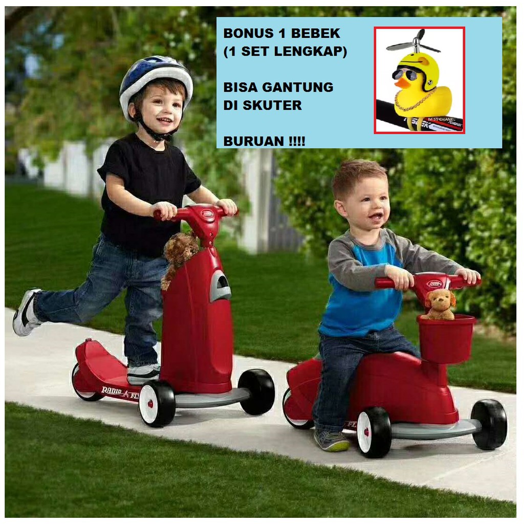 Jual MAINAN ANAK SKUTER VESPA SCOOTER SEPEDA DORONG 2 FUNGSI SEPEDA ...