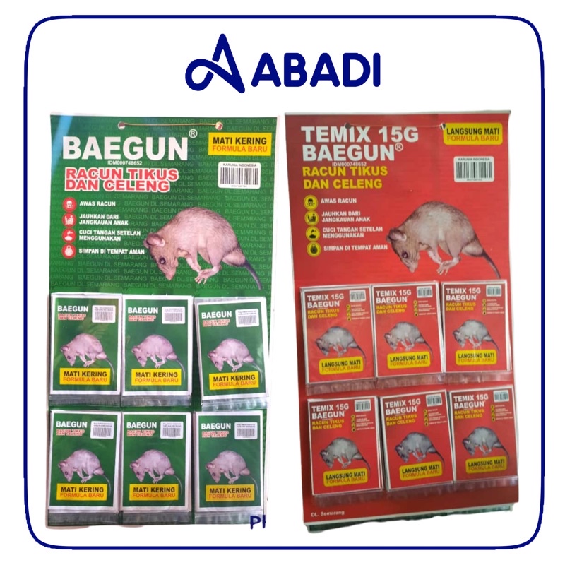 Jual BAEGUN Racun Tikus isi 24 sachet | Obat Hama Tikus Celeng Ampuh ...