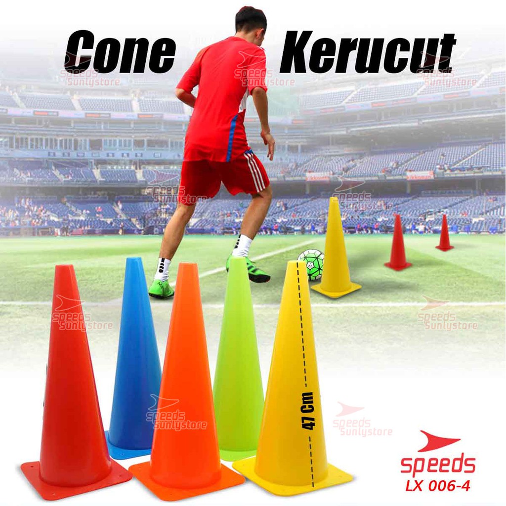 Jual SPEEDS Cone Kerucut Marker Latihan Olahraga Futsal Skate Sepak ...