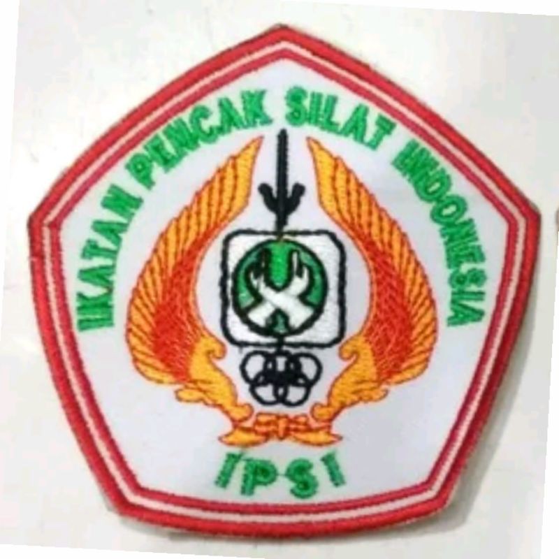 Jual Badge IPSI Putih Bordir Logo IPSI Ikatan Pencak Silat Indonesia ...