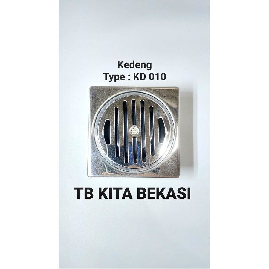 Jual Saringan Got Stainless KEDENG Floor Drain Tebal Lantai WC Toilet Kamar Mandi 4 Inch ...