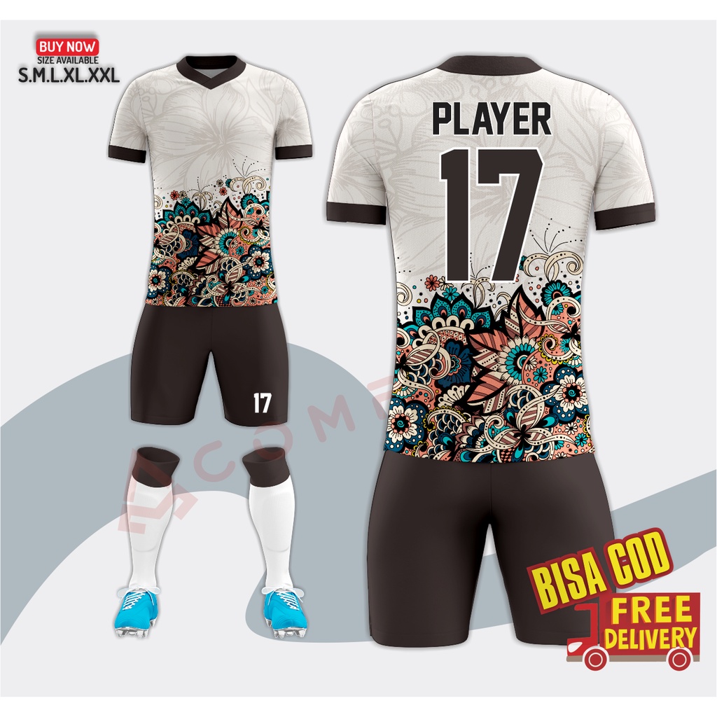 Jual JERSEY PRINTING BOLA BAJU JERSEY FUTSAL JERSEY BADMINTON JERSEY ...