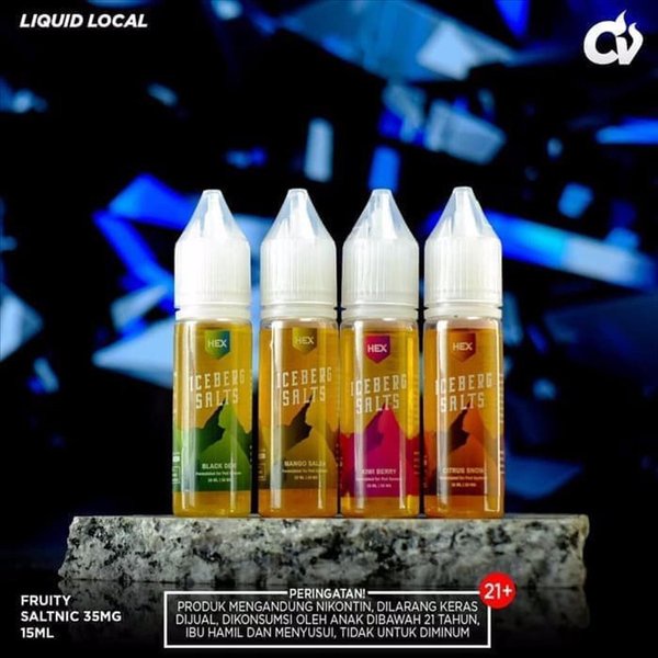 Jual Liquid Vape ICEBERG Saltnic By HEX Juice - Pods Friendly Salt Nic ...