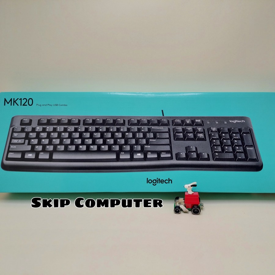 Jual Logitech MK 120 Combo Decktop Paket Mouse Keyboard Logitech Indonesia|Shopee Indonesia