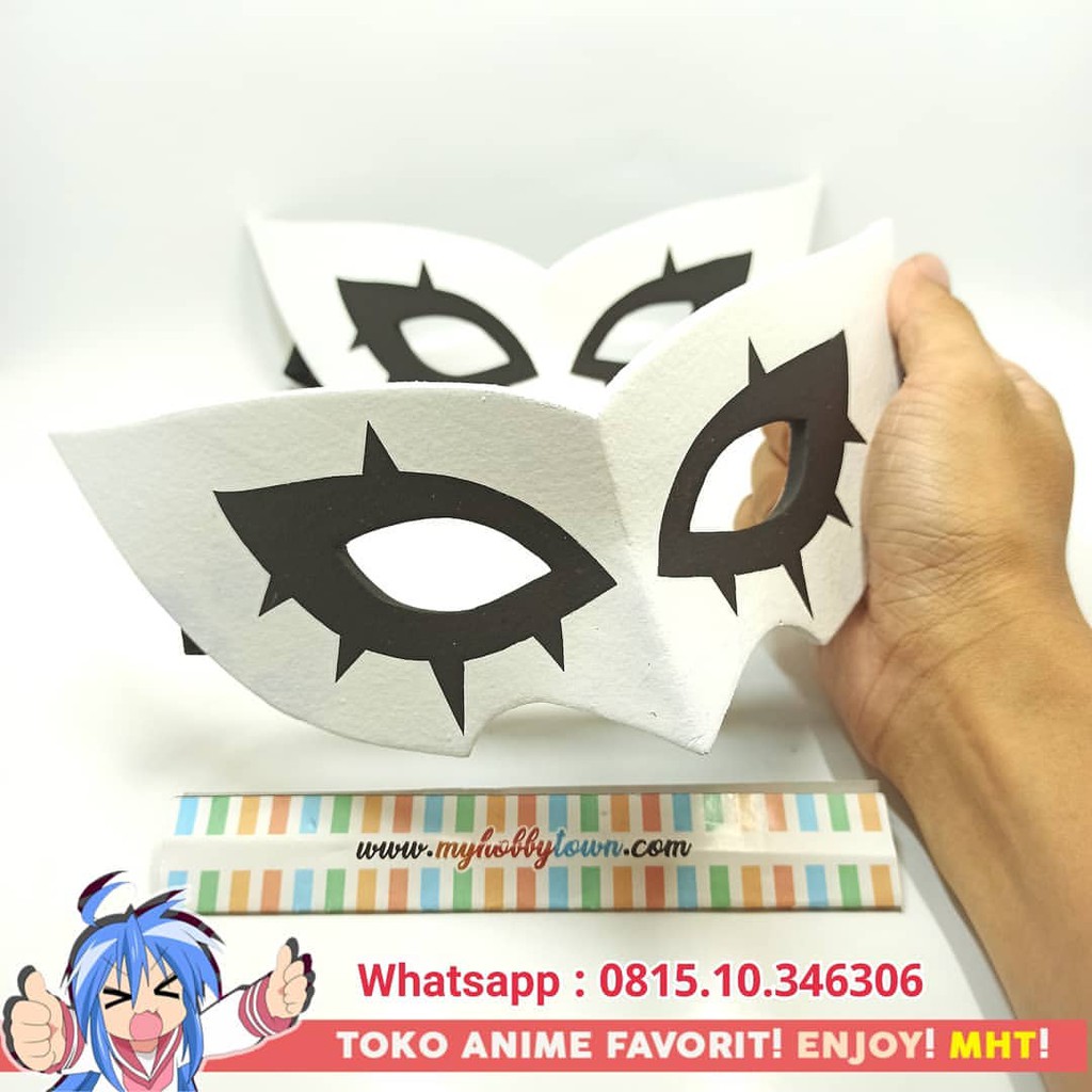 Jual Topeng Anime Cosplay Persona 5 Phantom Joker | Shopee Indonesia