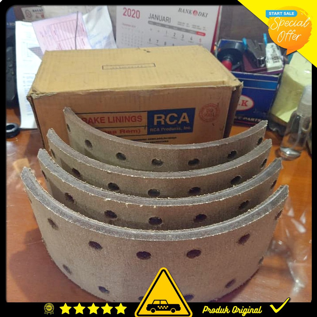 Jual Rca Brake Lining / Kampas Rem Belakang Toyota Dyna Ps125 Ht ...