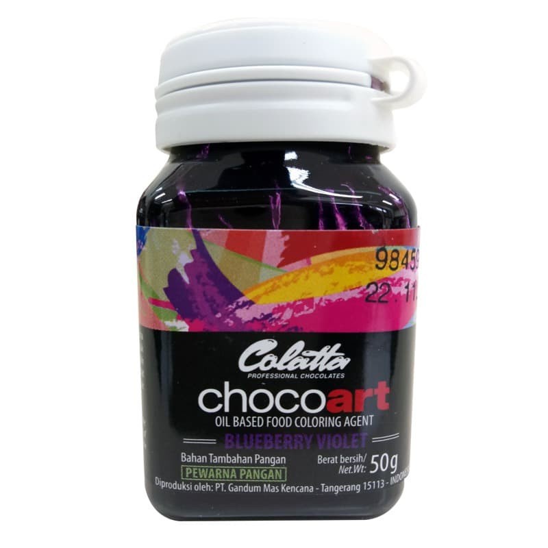 Jual COLATTA Choco Art Blueberry Violet 50 gram Pewarna Makanan ...