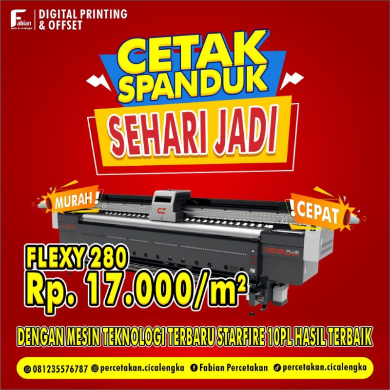 Jual CETAK SPANDUK / BANNER MURAH BANDUNG EXPRESS | Shopee Indonesia