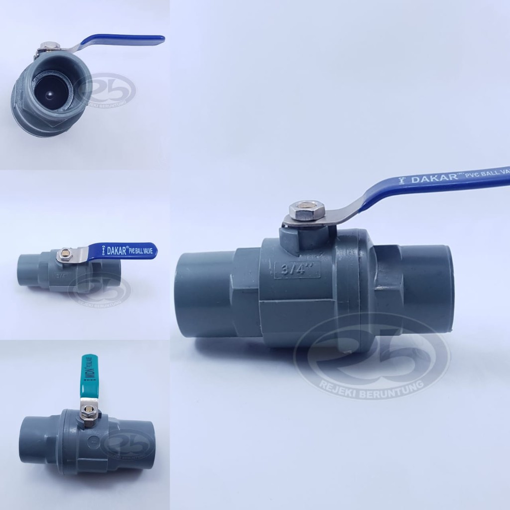Jual ball valve, Ballvalve PVC 1"/ Ball Valve Stop Kran Plastik gagang besi Indonesia|Shopee ...