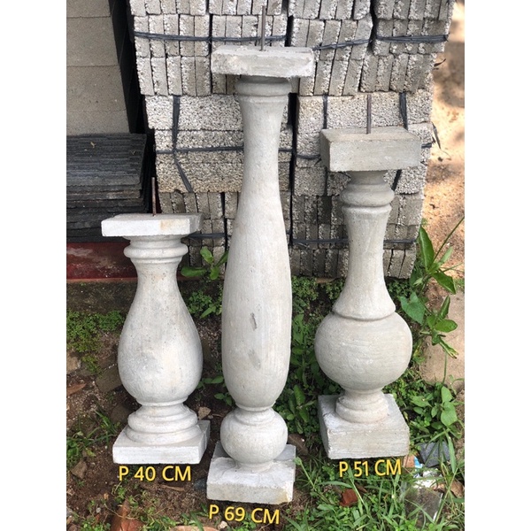 Jual pion / pagar pion / pion beton / pilar tangga / pilar balkon ...