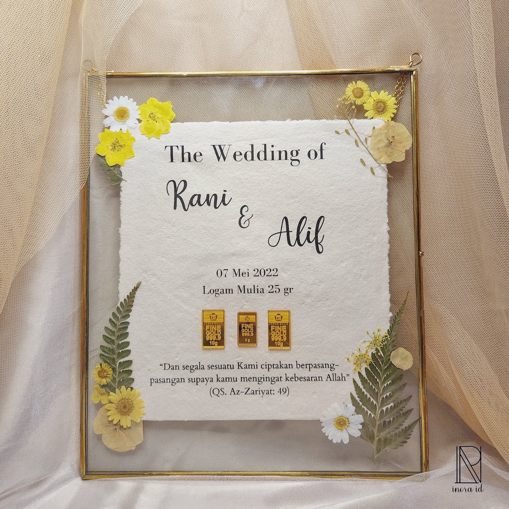 Jual Gold Frame Mahar - Goldie Indonesia|Shopee Indonesia