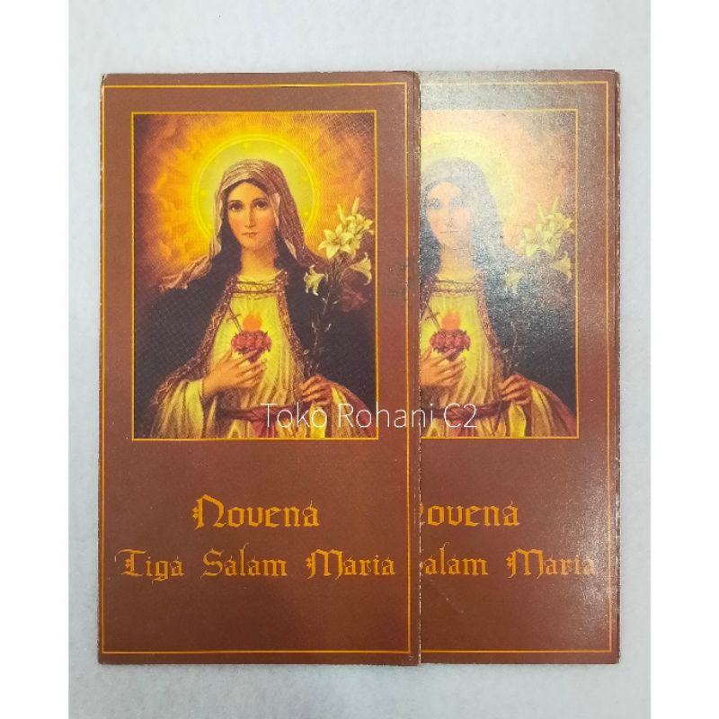 Jual Lembaran Doa Novena Tiga Salam Maria - Lembaran Doa | Shopee Indonesia