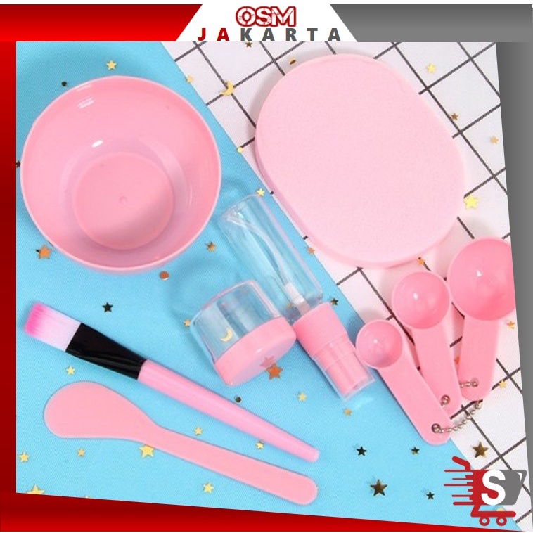 Jual OSM JKT K5012 Mangkok Masker Set 9 in 1 / Kuas Alat Make Up / Mask ... Jual OSM JKT K5012 Mangkok Masker Set 9 in 1 / Kuas Alat Make Up / Mask ...