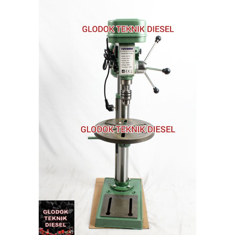 Jual MESIN BOR DUDUK 16mm / BENCH DRILL BOR BESI KUALITAS TERBAIK ...