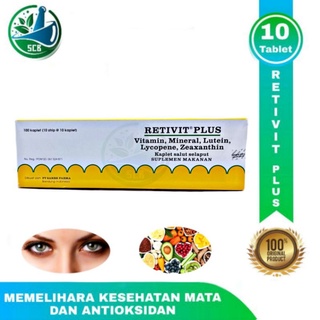 Jual Retivit Plus Tablet isi 10 tablet - Obat untuk memelihara mata ...
