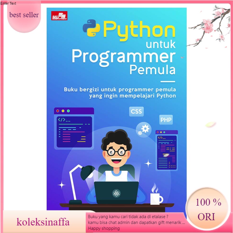 Jual buku best seller - PYTHON UNTUK PROGRAMMER PEMULA | Shopee Indonesia