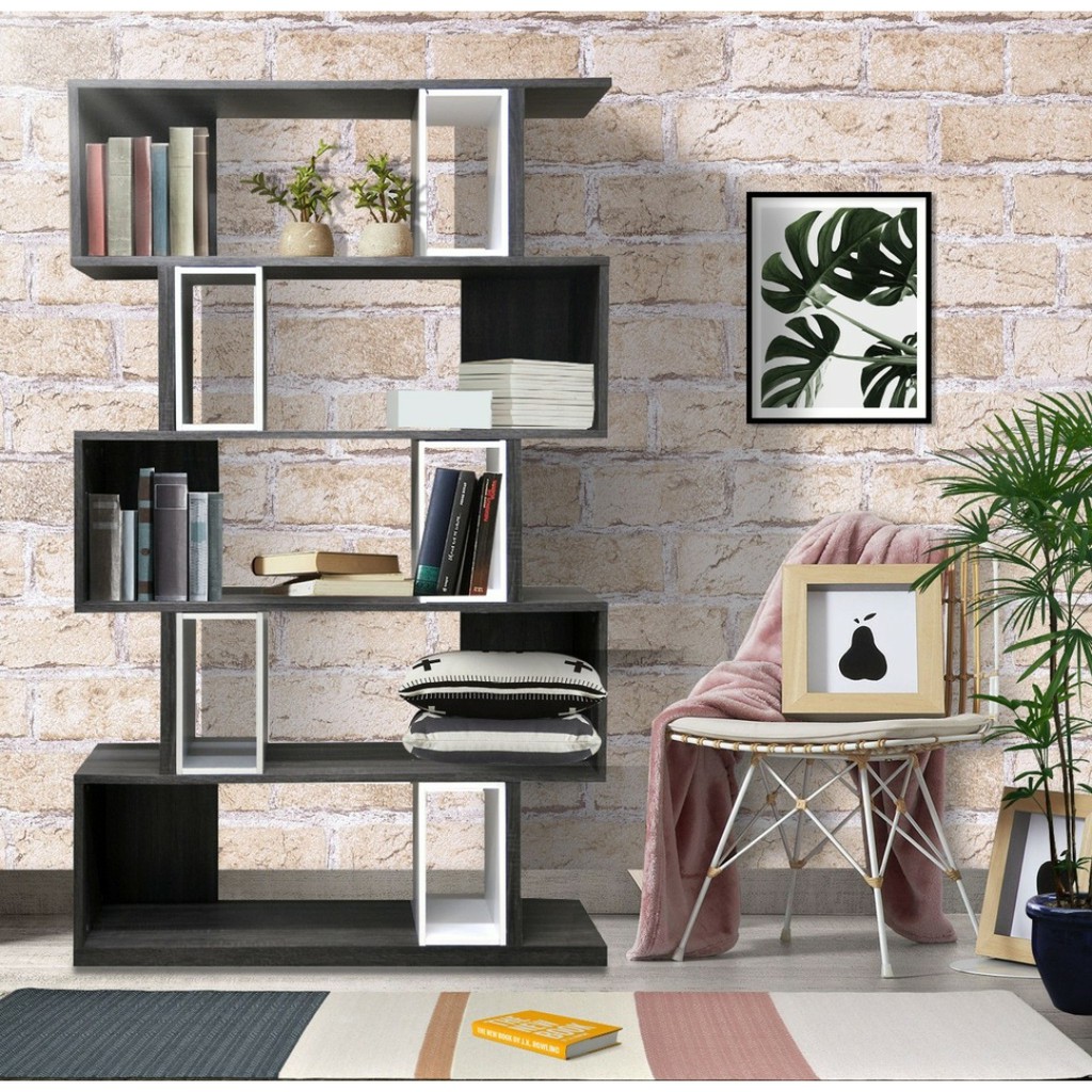 Jual Rumah MaMia - rak buku pembatas ruangan / Book shelf modern ...