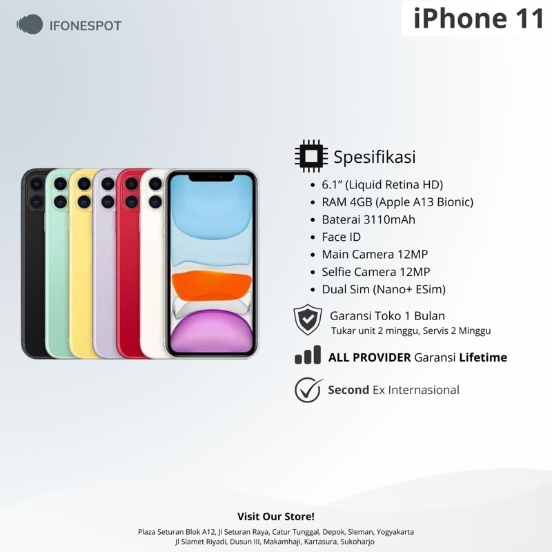 Harga Iphone 11 Second Original 64 GB Terbaru Okt 2025 | BigGo Indonesia