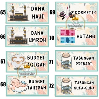 Jual Stiker Keuangan Part 2 | stiker budgeting | Shopee Indonesia