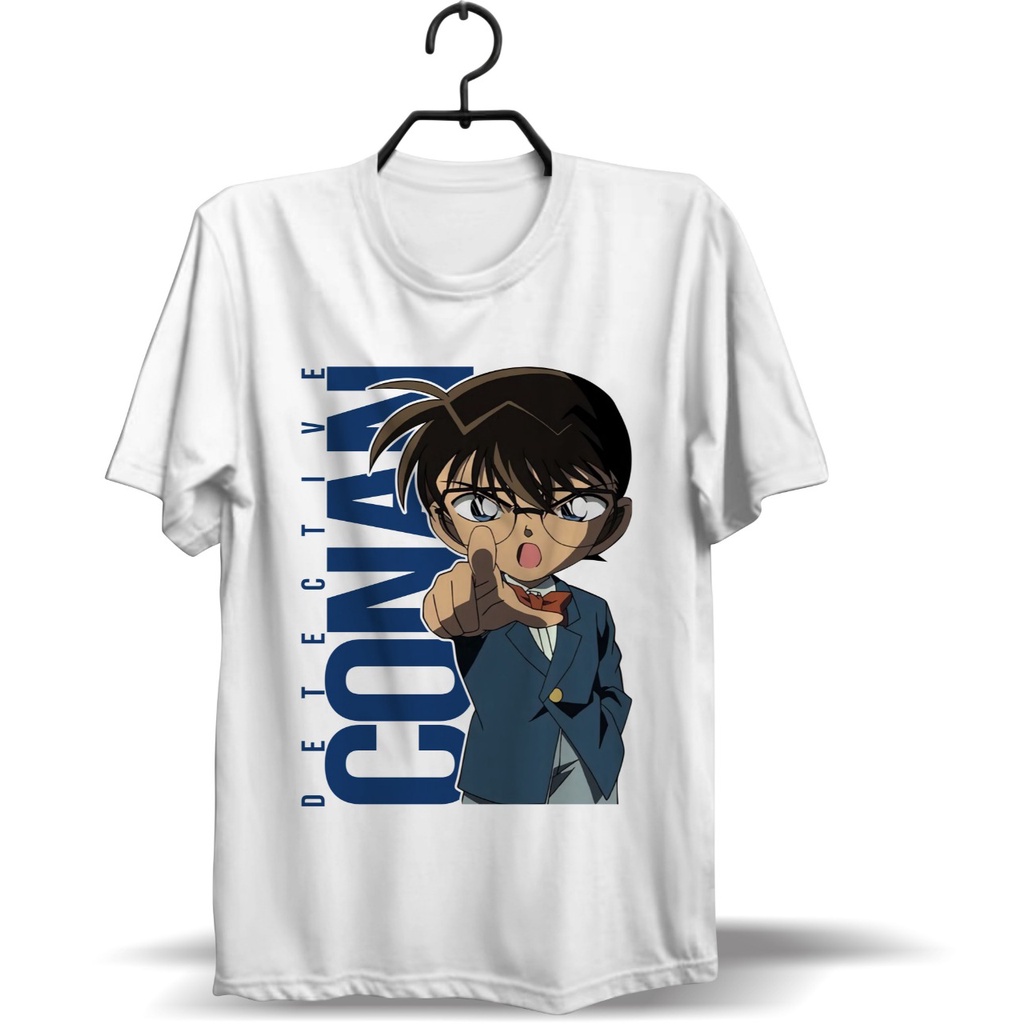 Jual BAJU KAOS PRIA DETEKTIF CONAN SHINICHI KUDO SABLON DTG DTF | Shopee Indonesia