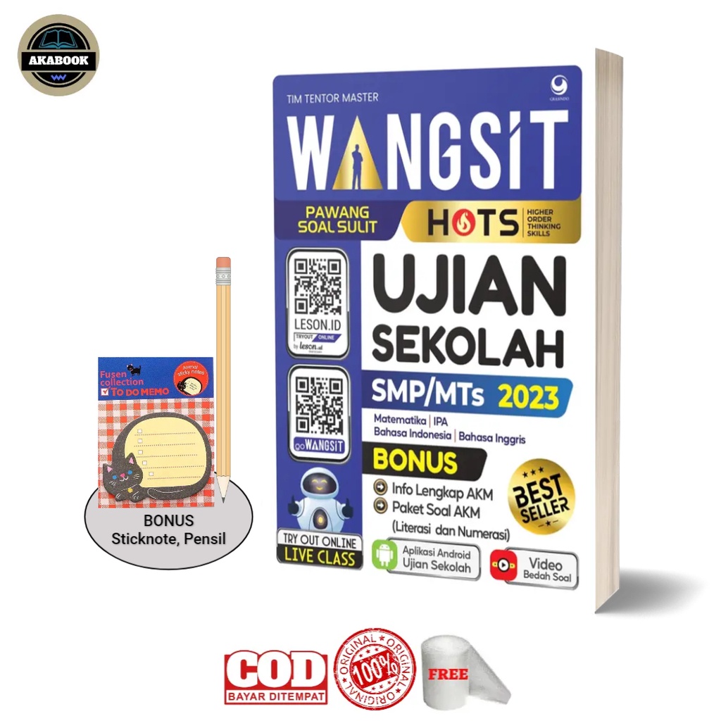 Jual Buku Ujian Sekolah SMP/MTS 2023 Wangsit Ujian Sekolah Smp/Mts 2023 ... Jual Buku Ujian Sekolah SMP/MTS 2023 Wangsit Ujian Sekolah Smp/Mts 2023 ...