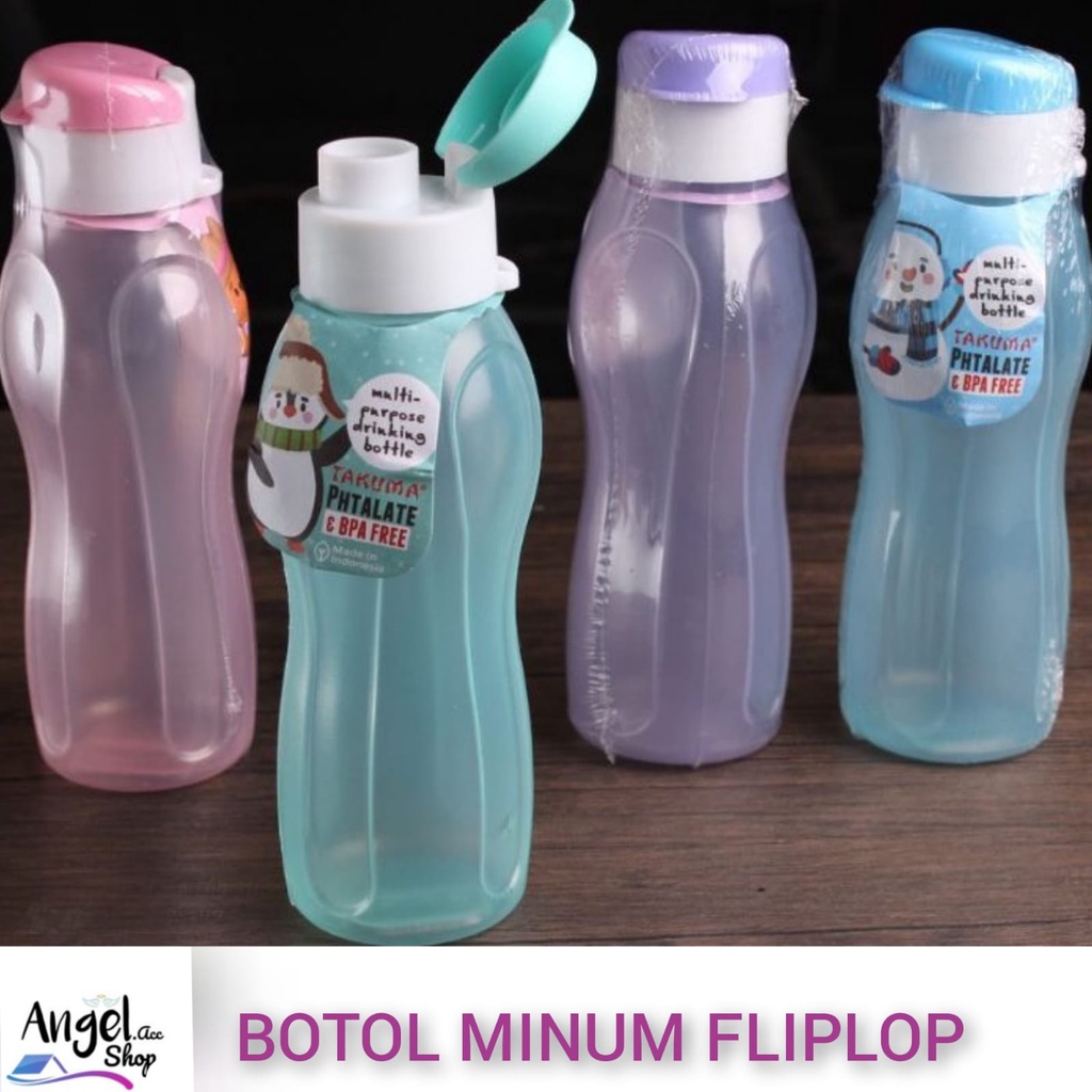 Jual Termurah!! BOTOL AIR MINUM FLIPTOP 350ML Takuma Original | Shopee ...