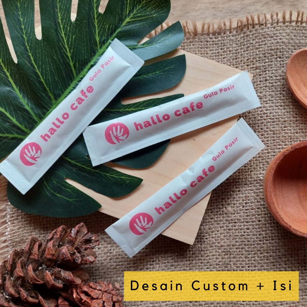 Jual GULA PASIR & GULA MERAH SACHET DESAIN CUSTOM UNTUK HOTEL, CAFE ...
