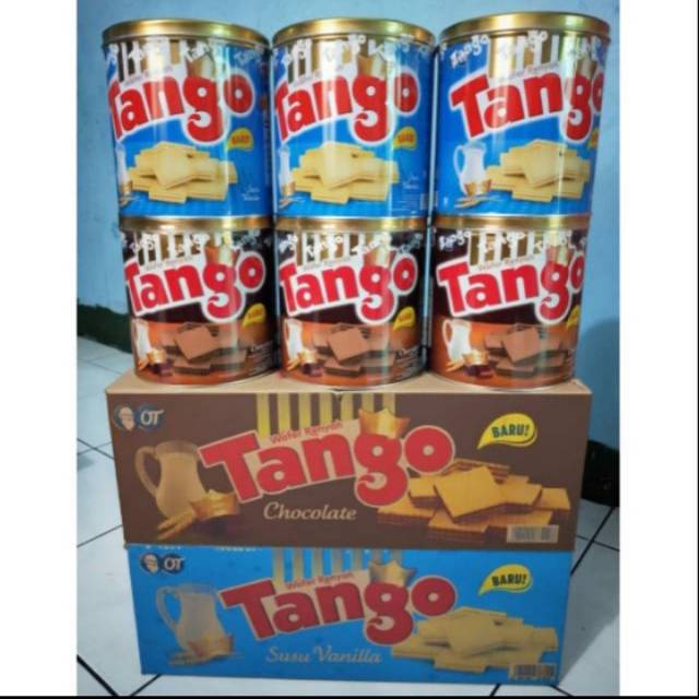 Jual TANGO WAFER BISKUIT KALENG 300gr | Shopee Indonesia
