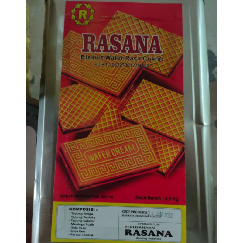 wafer rasana 4,5kg rasa coklat special | Shopee Indonesia