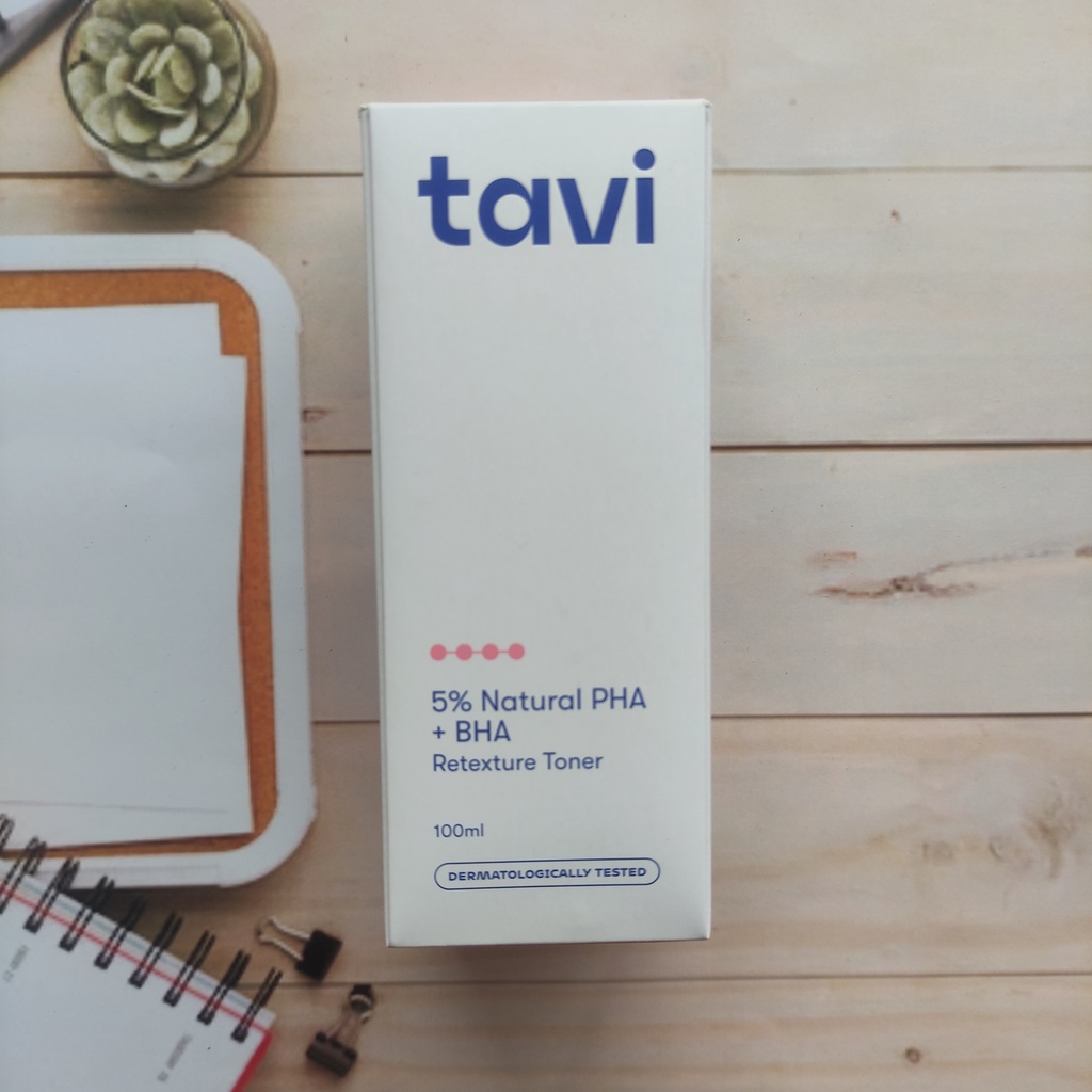 Jual TAVI 5% Natural PHA + BHA Retexture Toner 100 ml - Memperhalus ...