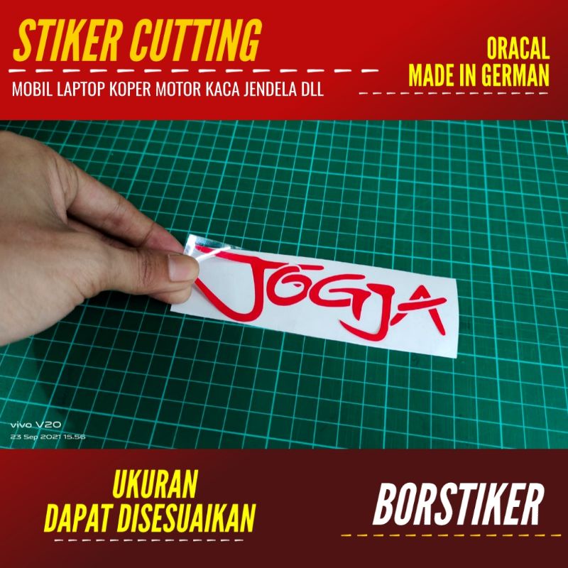 Jual STIKER JOGJA | STICKER CUTTING BAHAN ORACAL CUSTOM LOGO DLL ...