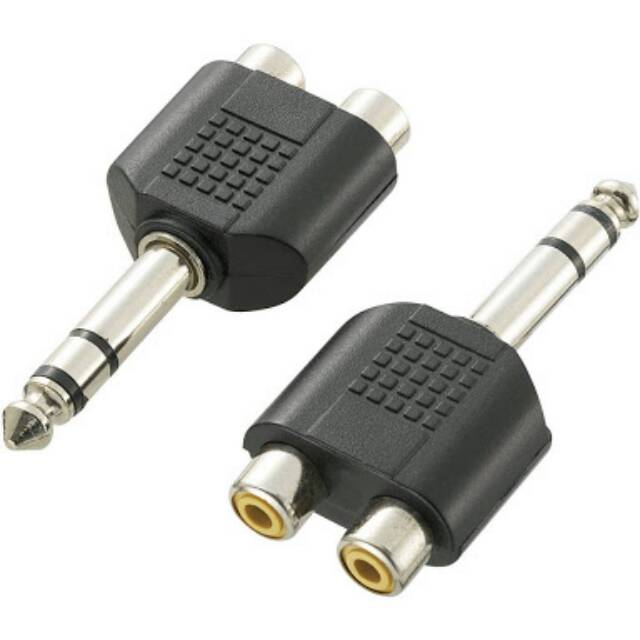 Jual Jack Audio / RCA 6.35mm Stereo | Shopee Indonesia