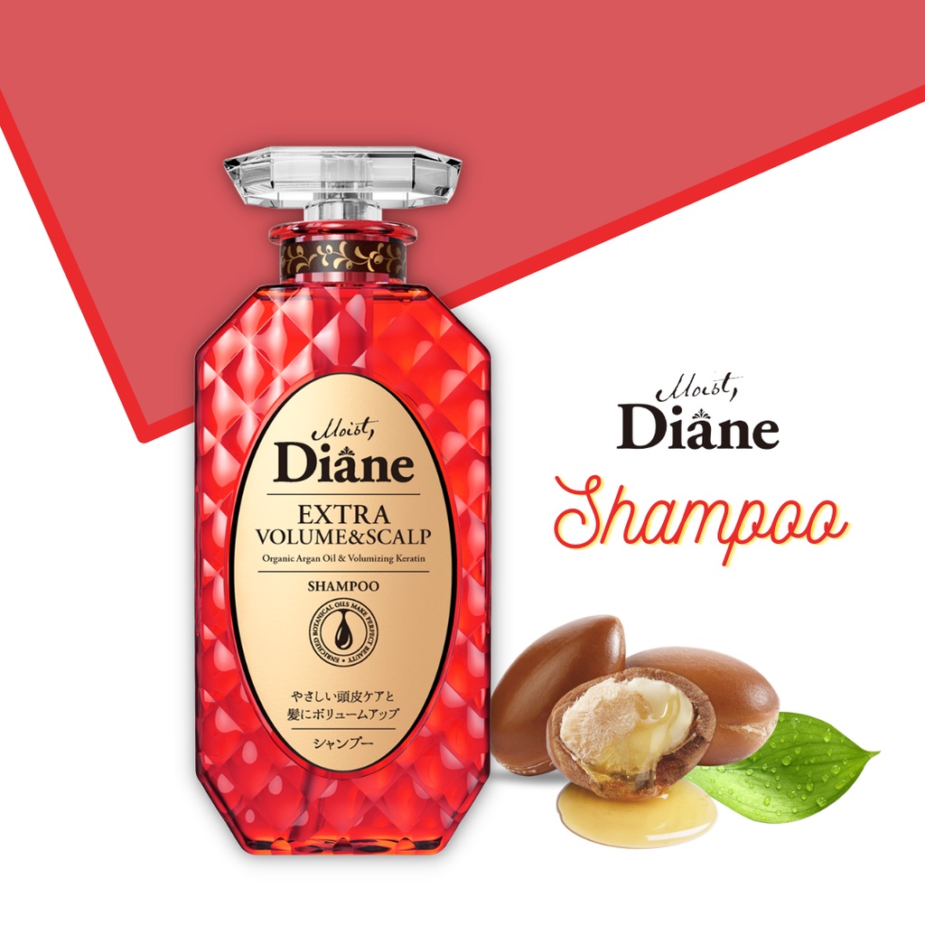 Jual Moist Diane Extra Volume and Scalp Shampoo 450ML | Shopee Indonesia