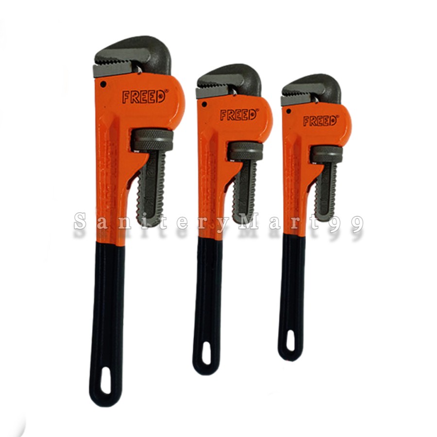 Jual KUNCI PIPA FREED HEAVY DUTY PIPE WRENCH UKURAN 10" 12" INCH & 14 ...