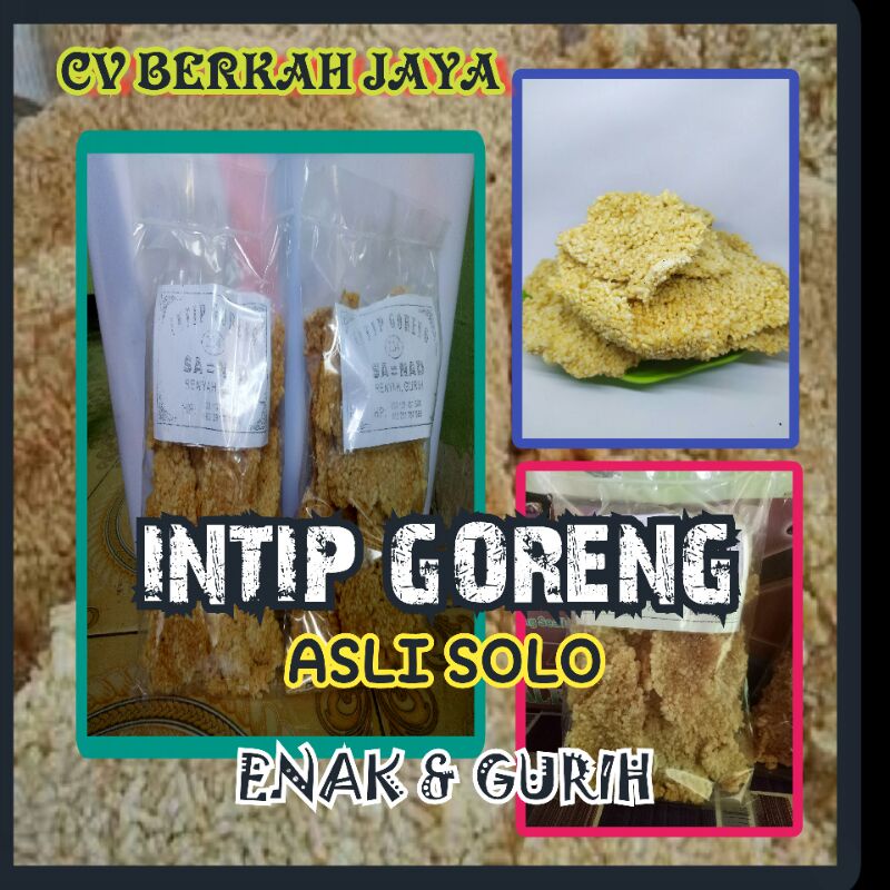 Jual Intip goreng gurih,renyah,khas solo berat 150 gr/intip goreng ...