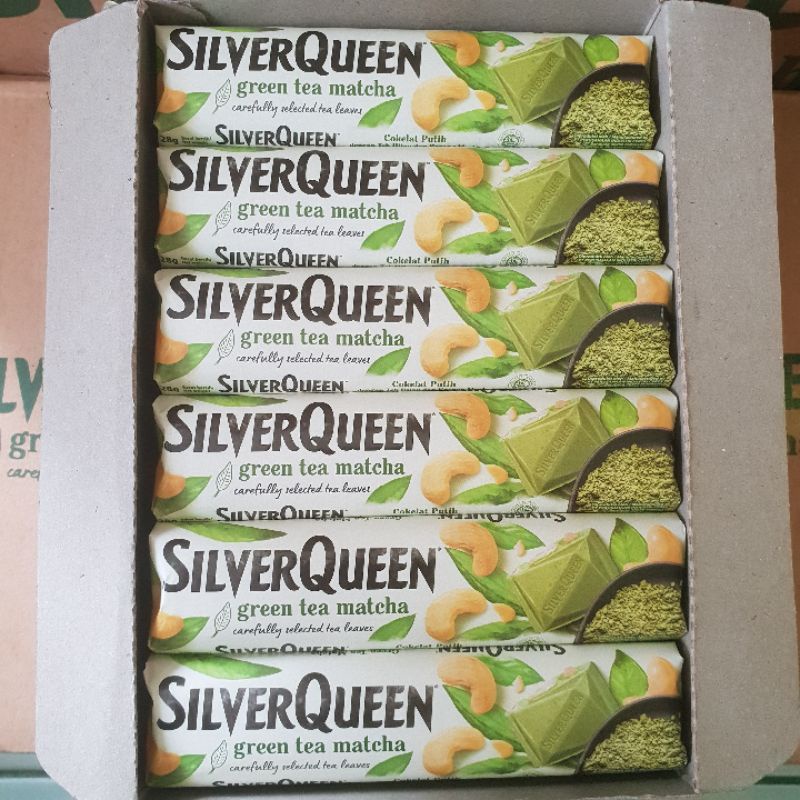 Jual silverqueen matcha 28gr - 5pcs | Shopee Indonesia