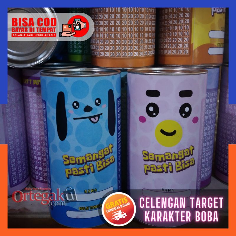 Jual CELENGAN TARGET JUMBO MOTIF BOBA BUKA TUTUP / CELENGAN VIRAL ...